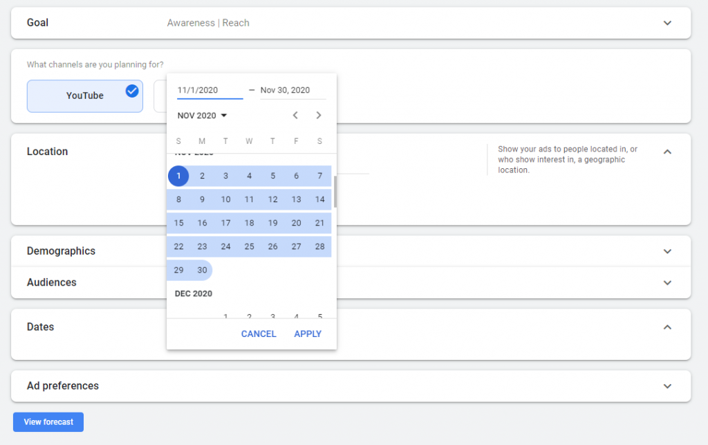 How to use Google Reach Planner to create effective YouTube campaigns
