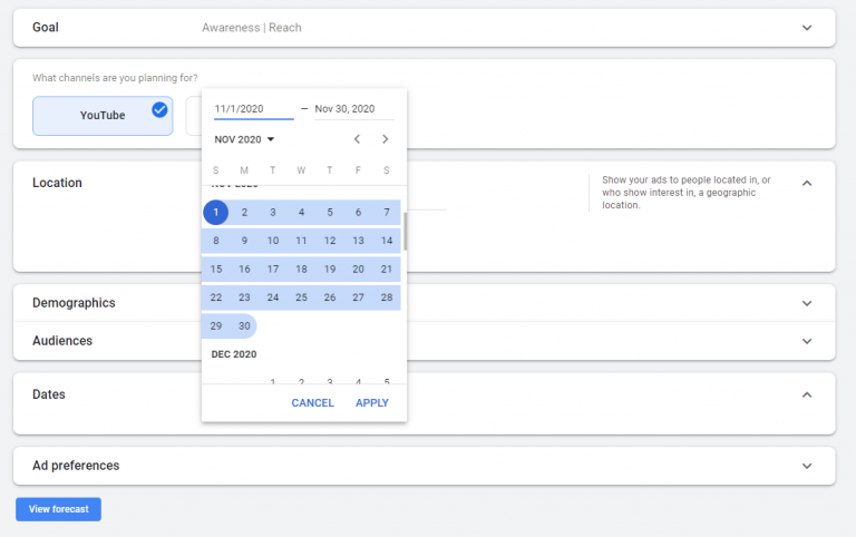 How to use Google Reach Planner to create effective YouTube campaigns