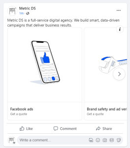 How to create an organic Facebook carousel post in 2025